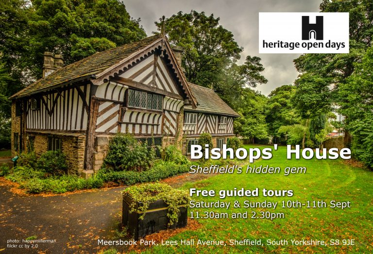Heritage Open Days guided tours 10th, 11th Sept – Bishops' House